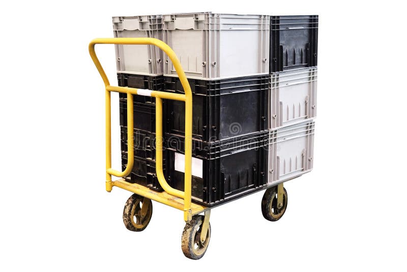 Karretje stock afbeelding. Image of bagage, roestig, huisvuil - 39055379