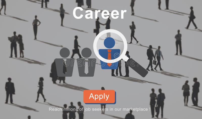 Karriere Job Profession Apply Hiring Concept Stock Abbildung ...