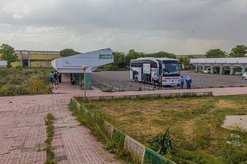 KARS, TURKEY - JULY 18, 2019: Bus Station (Otogar) in Kars, Turk ...