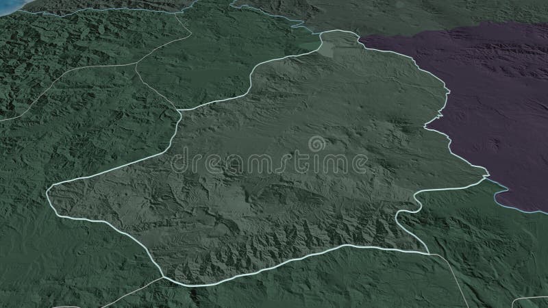 Kars, Turkey - Outlined. Administrative Stock Illustration ...