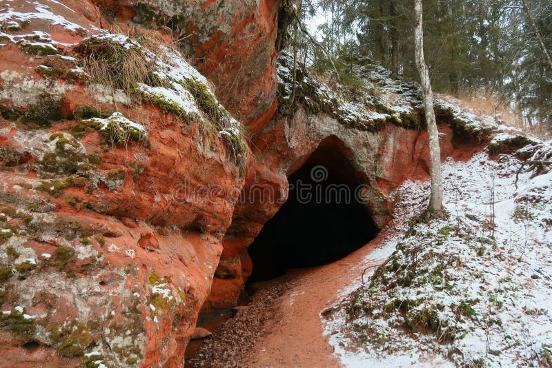 Karst Caves Formed by Dissolving Rocks with Water Stock Image - Image ...
