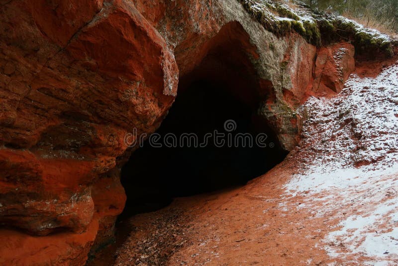Karst Caves Formed by Dissolving Rocks with Water Stock Image - Image ...
