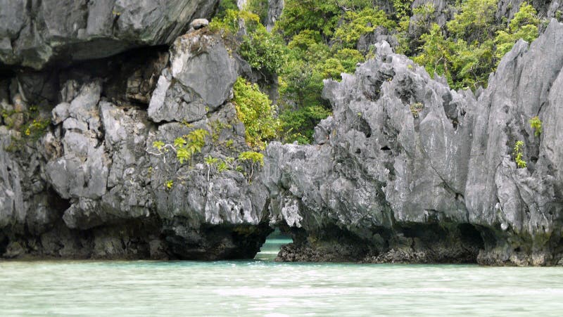 Karst Formation in El Nido, Palawan, Philippines Stock Image - Image of ...