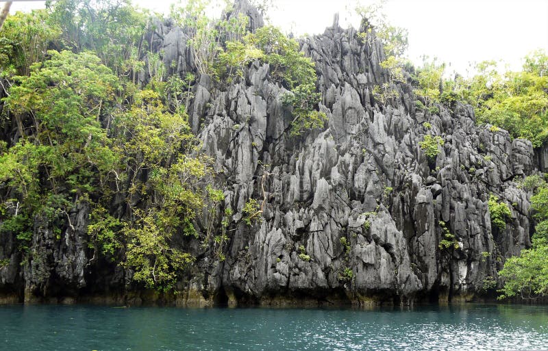 Karst Formation in El Nido, Palawan, Philippines Stock Image - Image of ...