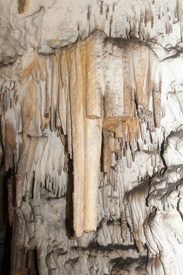 Karst Formations in the Cave. Stock Image - Image of geology, rock ...