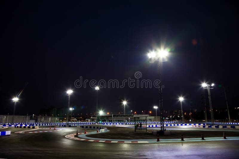 Kart course stock image. Image of asphalt, start, sport - 88658163