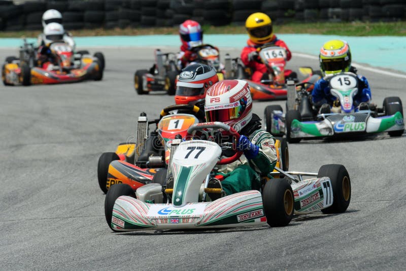 Kart Racing editorial image. Image of motion, pole, circuit - 10551175
