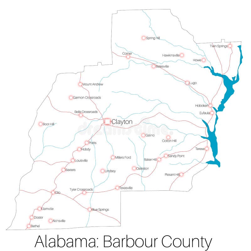 Barbour County Alabama Counties in Alabama Vereinigte Staaten Von ...