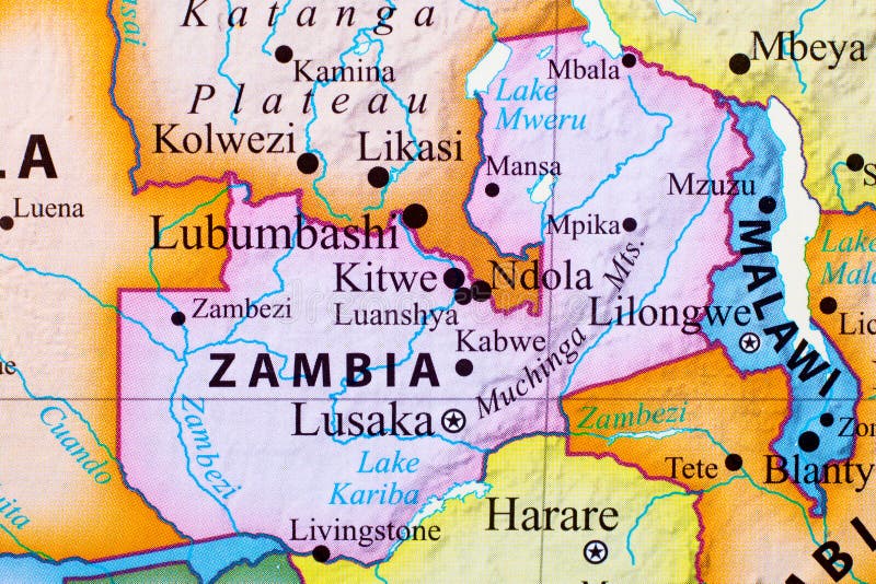 Karte von Sambia stockbild. Bild von verbinden, freundschaft - 128378815
