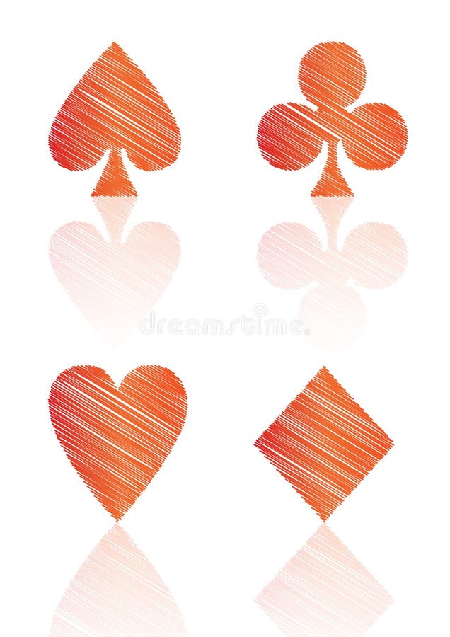 Kartensymbole stock abbildung. Illustration von farbton - 6790565