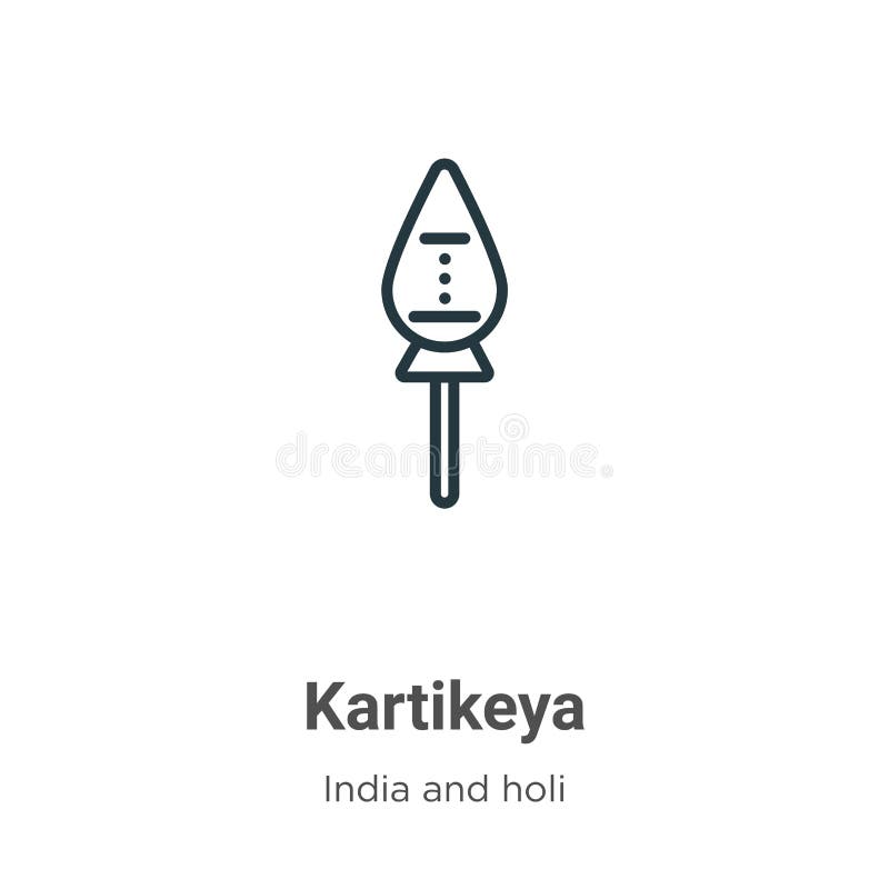 Kartikeya Icon. Thin Linear Kartikeya Outline Icon Isolated on White ... Kartikeya Icon. Thin Linear Kartikeya Outline Icon Isolated on White ...