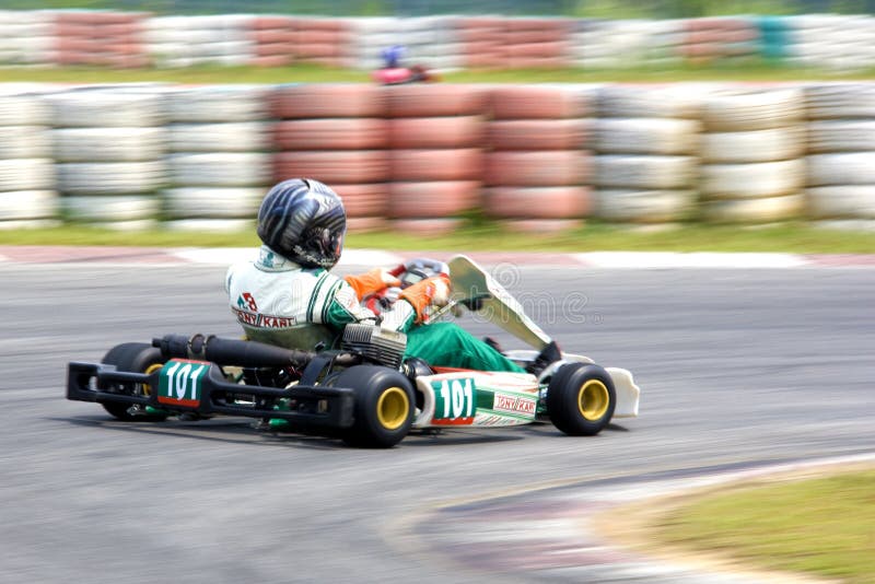 Karting Action editorial photography. Image of motorised - 9700762