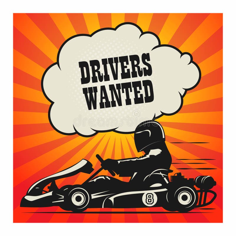 Karting stock vector. Illustration of circuit, adventure - 29886758