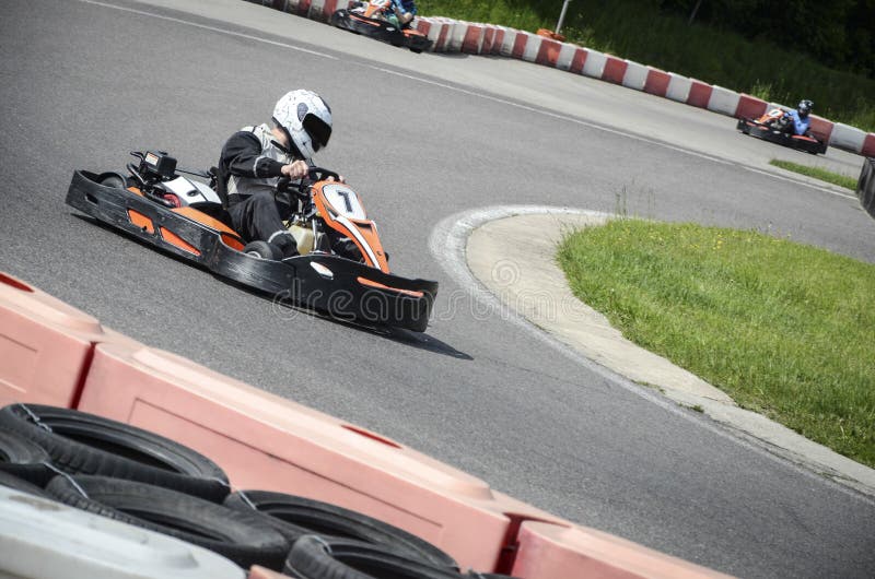 Karting sport editorial photography. Image of full, leisure - 54974967