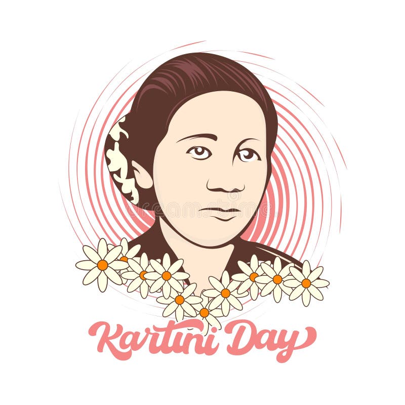 Kartini day celebration stock vector. Illustration of beautiful - 271620987