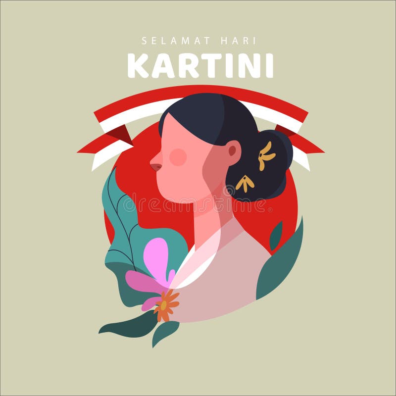 Kartini Day Logo Celebration Stock Vector - Illustration of ...