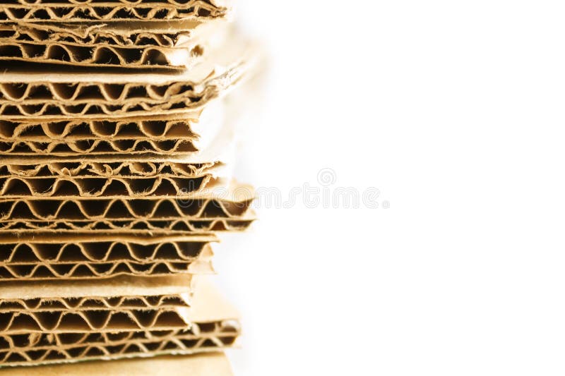 Karton stock foto. Image of recycleer, gerecycleerd, plooi - 96811116