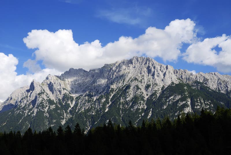 Karwendel Mountains stock photo. Image of rock, karwendel - 17291528