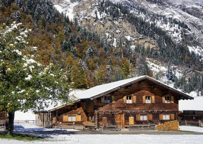 Traditional tirol house stock photo. Image of mountains - 12961148