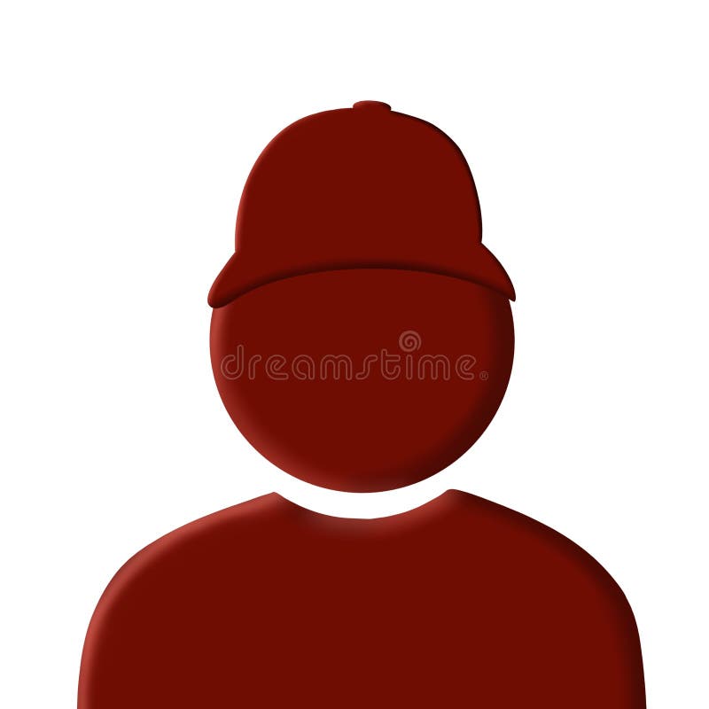 Red Avatar, User Profile, Person Icon, Profile Picture. Stock ...