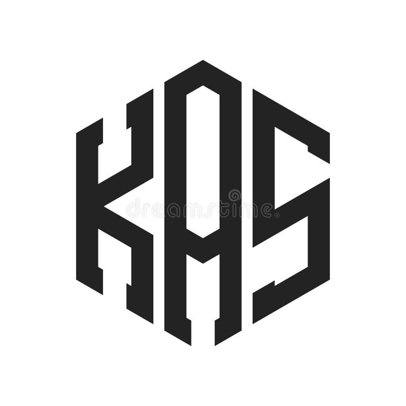 KAS Logo Design. Initial Letter KAS Monogram Logo Using Hexagon Shape ...