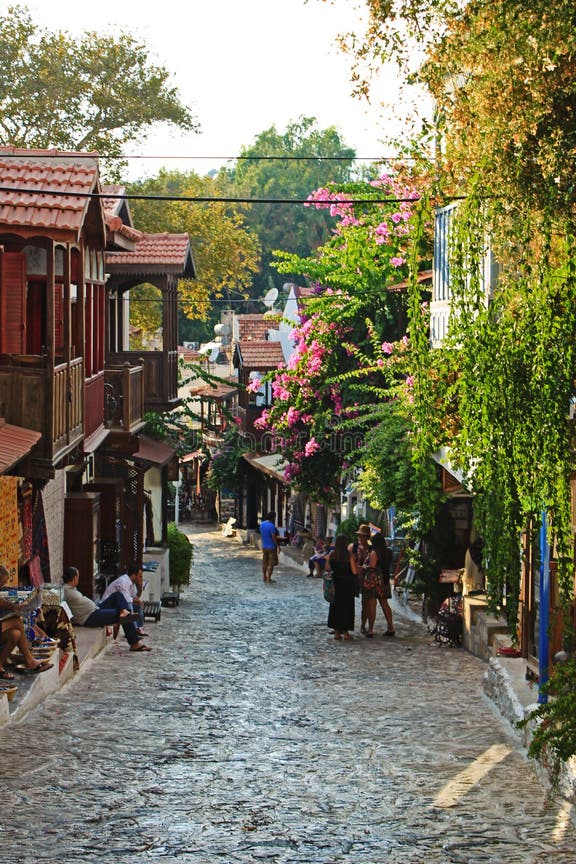 Kas Street imagen editorial. Imagen de recorrido, mercado - 31968645