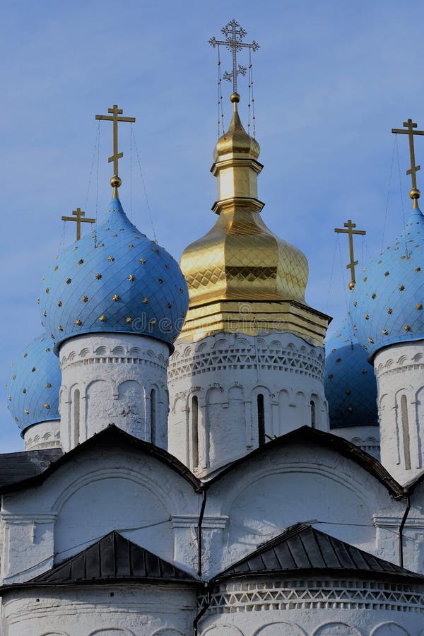 Kasan Der Kreml, Kasan Rusia Stockbild - Bild von kessel, kathedrale ...