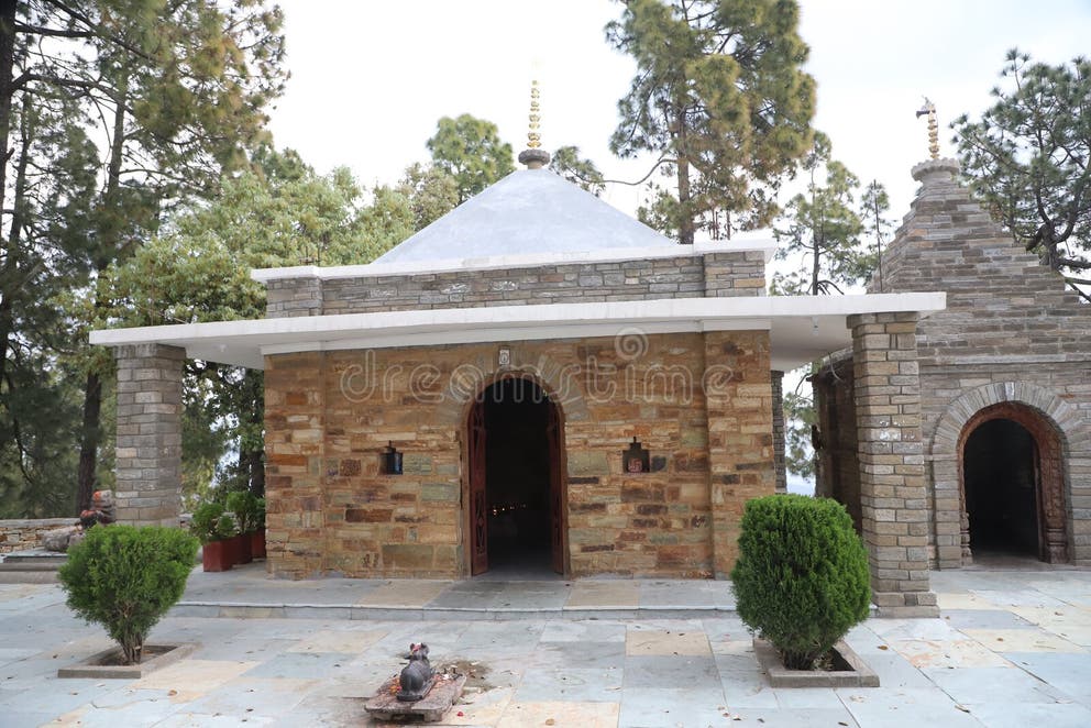 Kasar devi tempal stock photo. Image of church, memorial - 264396246