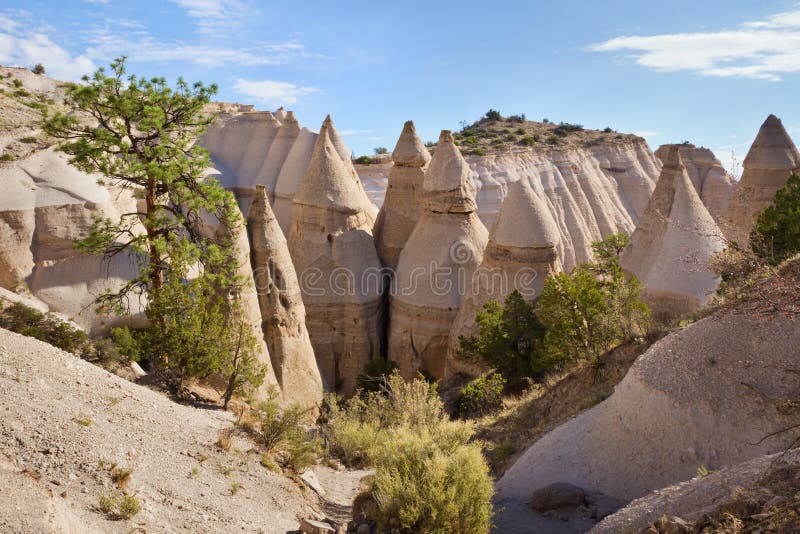 Kasha-Katuwe Tent Rocks National Monument Stock Photo - Image of ...