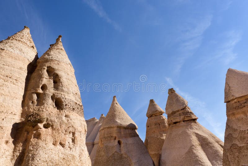 Kasha-Katuwe Tent Rocks National Monument Stock Photo - Image of native ...
