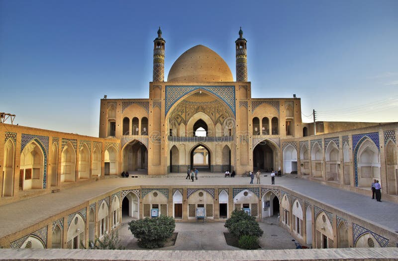 Kashan, Iran - 05 Oct 2012: Agha Bozorg Mosque, Kashan, Iran Editorial ...