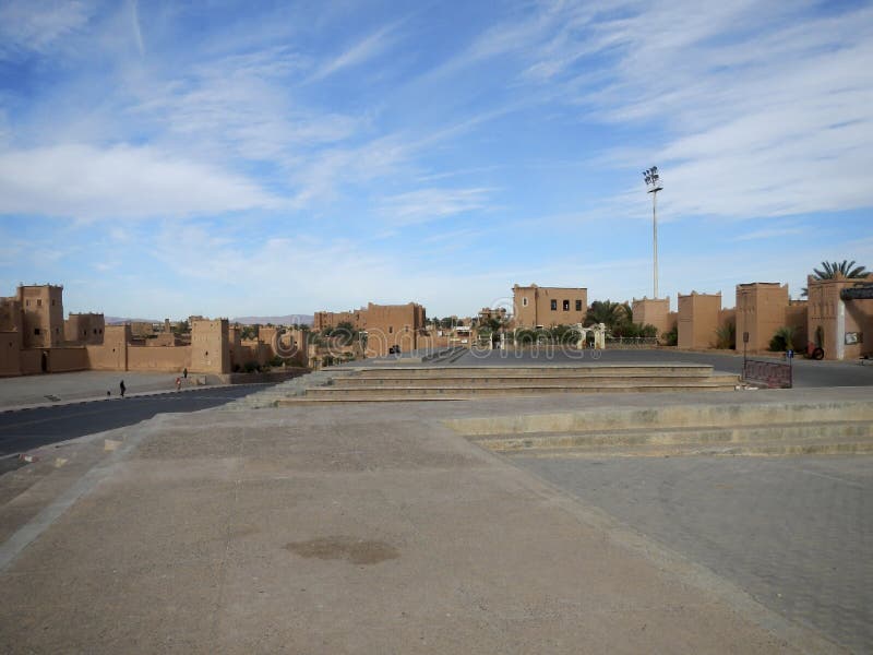 Kashba in Arabic Town, Morocco Stock Photo - Image of brown ...