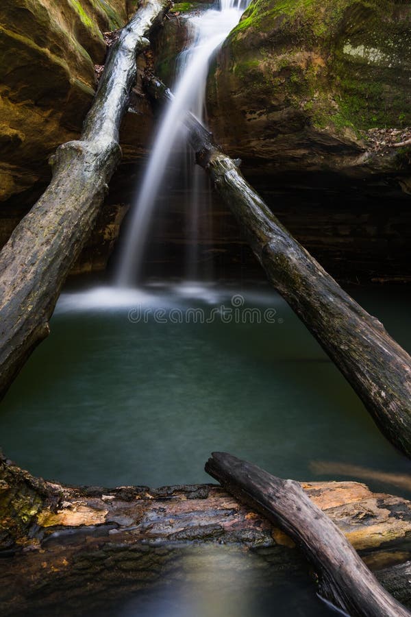 Kaskaskia Canyon in Early Spring. Stock Photo - Image of motion ...