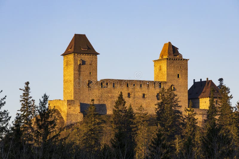 Kasperk Castle in Sumava, Czech Republic Stock Photo - Image of ...