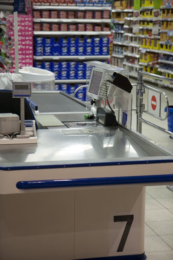 Kassa stock foto. Image of opslag, markt, winkelen, supermarkt - 17568004