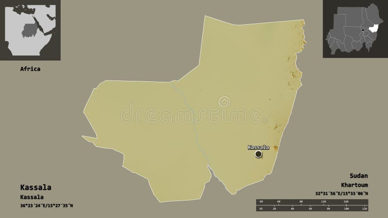 Kassala Map Stock Illustrations – 135 Kassala Map Stock Illustrations ...