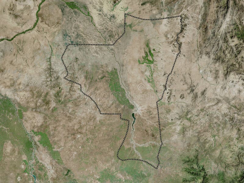 Kassala, Sudan. High-res Satellite. No Legend Stock Illustration ...