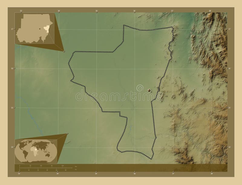 Kassala, Sudan. Physical. Capital Stock Illustration - Illustration of ...