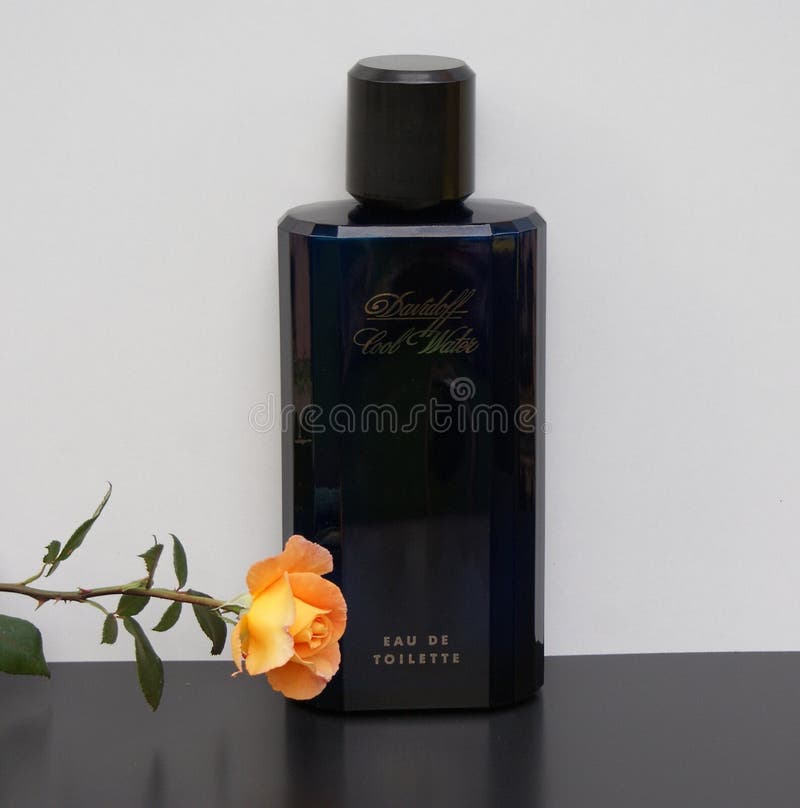 Davidoff Cool Water, Eau De Toilette, Large Perfume Bottle Decorated ...