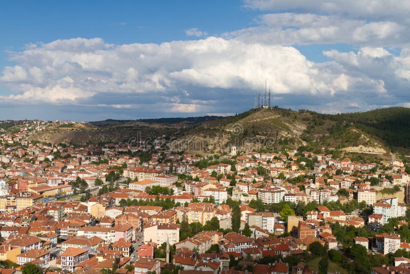 Kastamonu, Turkey stock photo. Image of city, blue, clouds - 28255732