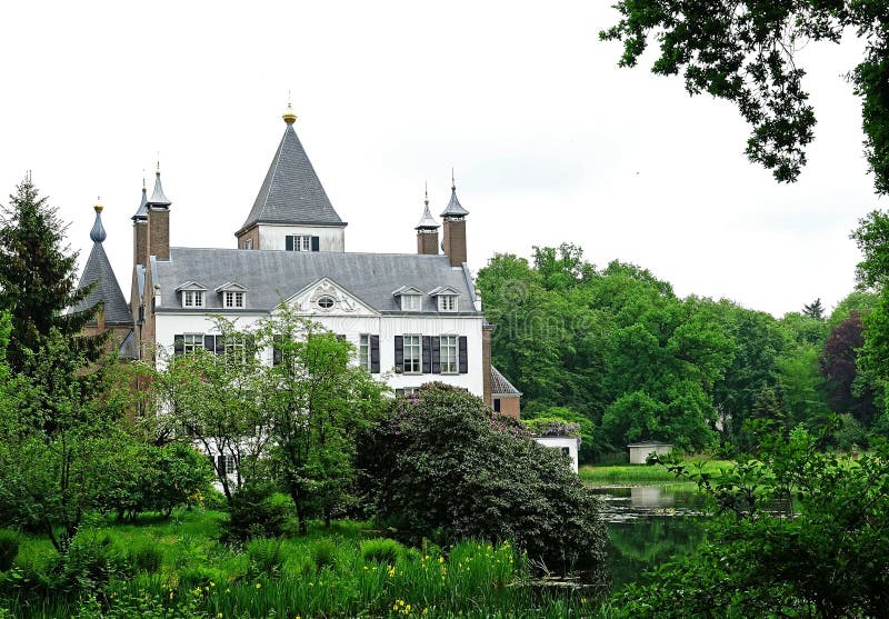 Kasteel in Renswoude stock foto. Image of historisch - 58713100