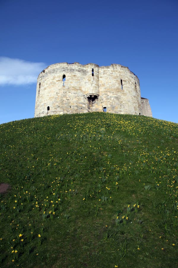 Kasteel York, De Toren Van Clifford Stock Foto - Image of toerist ...