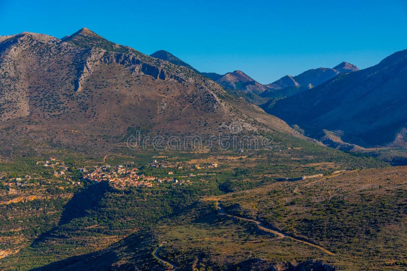 Kastro Kelephas Castle in Greek Peninsula Peloponnese Stock Image ...