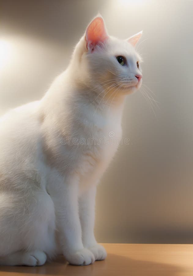 Kat stock foto. Image of exemplaar, portret, jong, katje - 18676618