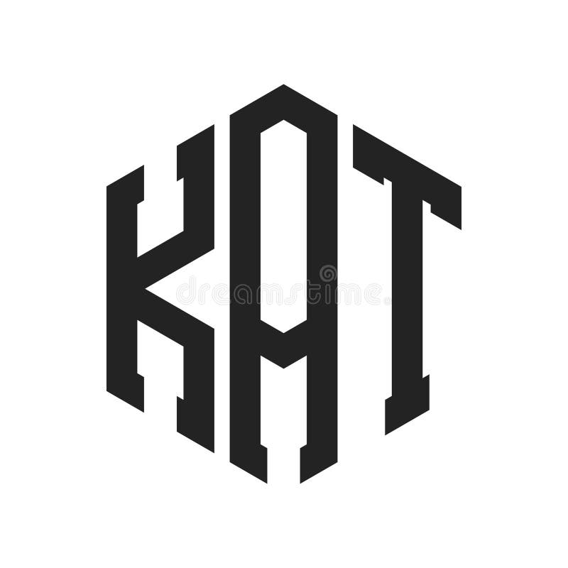 KAT Logo Design. Initial Letter KAT Monogram Logo Using Hexagon Shape ...