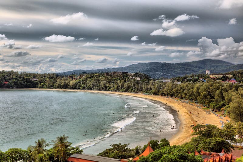 Kata Beach, Thailand stock photo. Image of kata, shore - 16426046