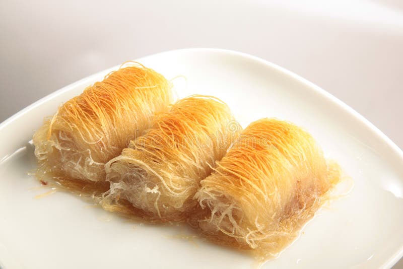 Kataifi. stock photo. Image of pistachio, honey, arab - 9856838