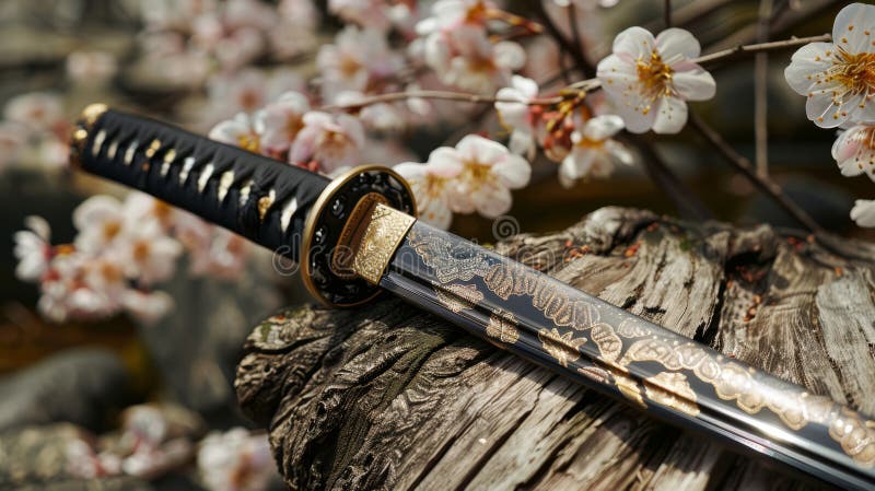 Katana design stock illustration. Illustration of graphic - 311304462