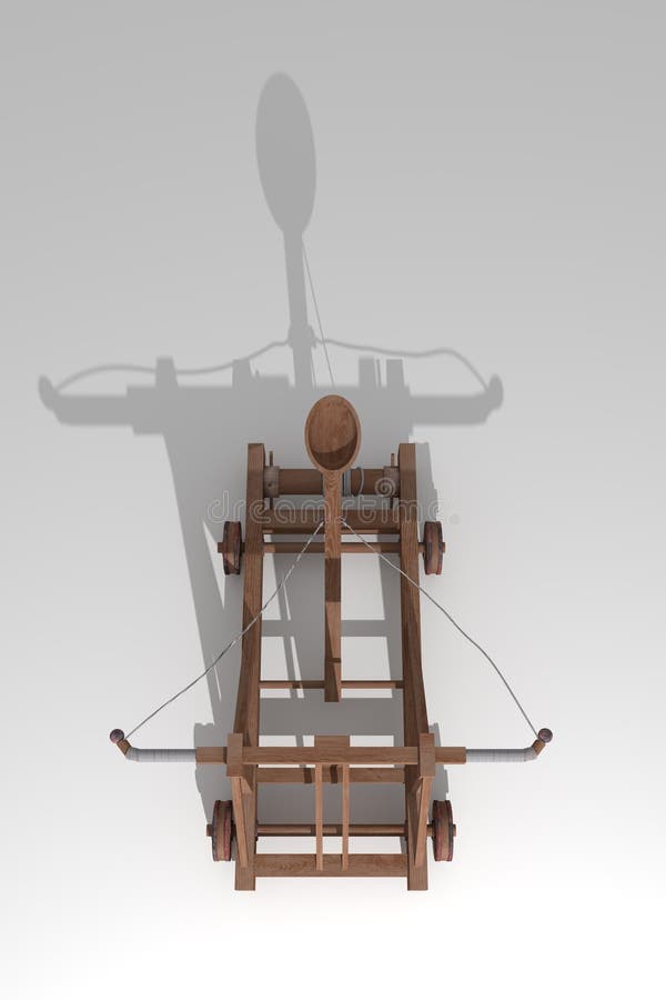 Katapult stock illustratie. Illustration of retro, middeleeuws - 58887234