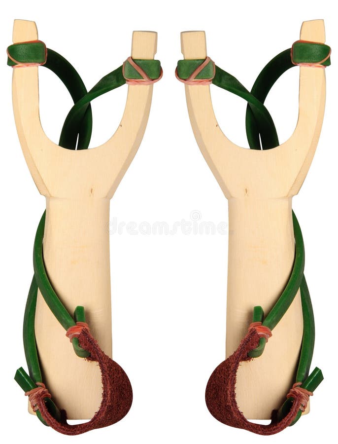 Katapult met rubber stock foto. Image of hobbys, wapen - 32756318